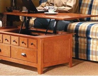 How to DIY Coffee Table Lift Top Upgrade